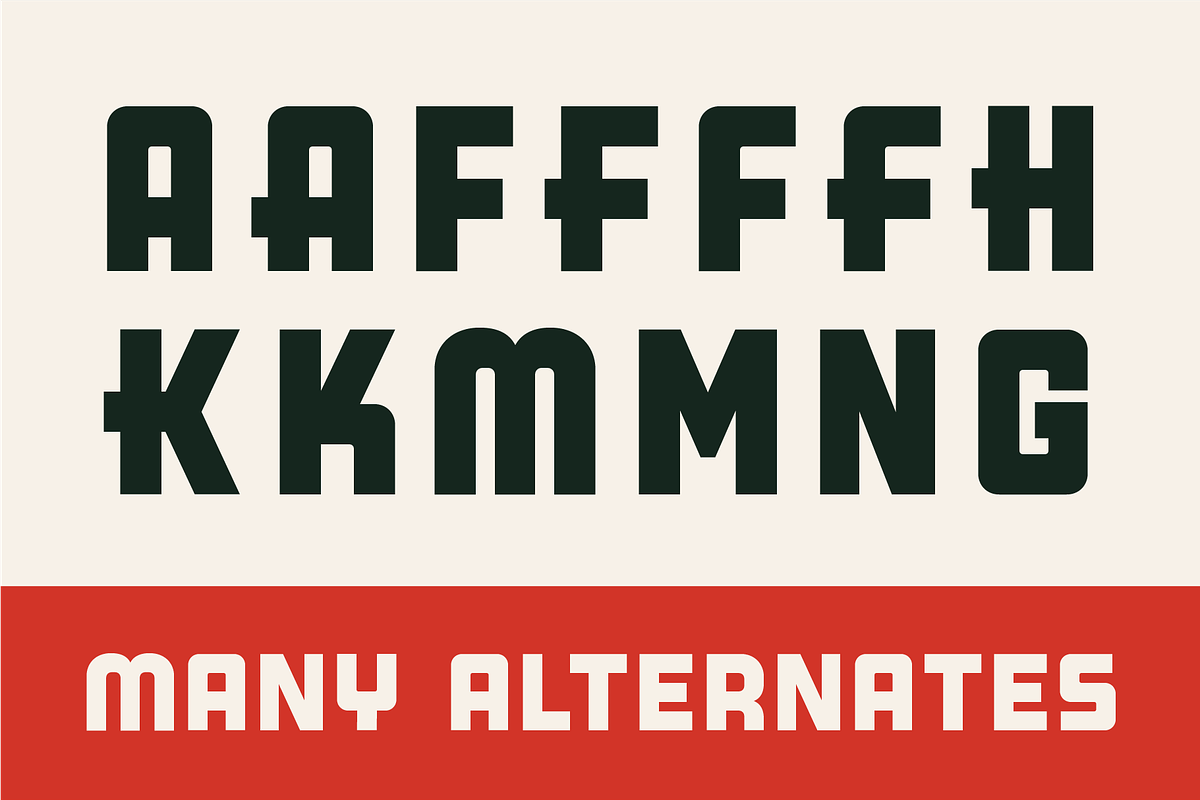 Super Deluxe Display, a Font by Good Craft Supply Co.
