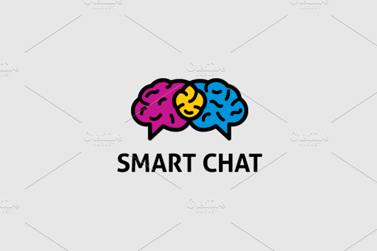 SmartChat_logo, a Branding & Logo Template by NiklancerShop