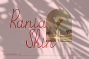 Rania Shin, a Script Font by BringTypeStudio