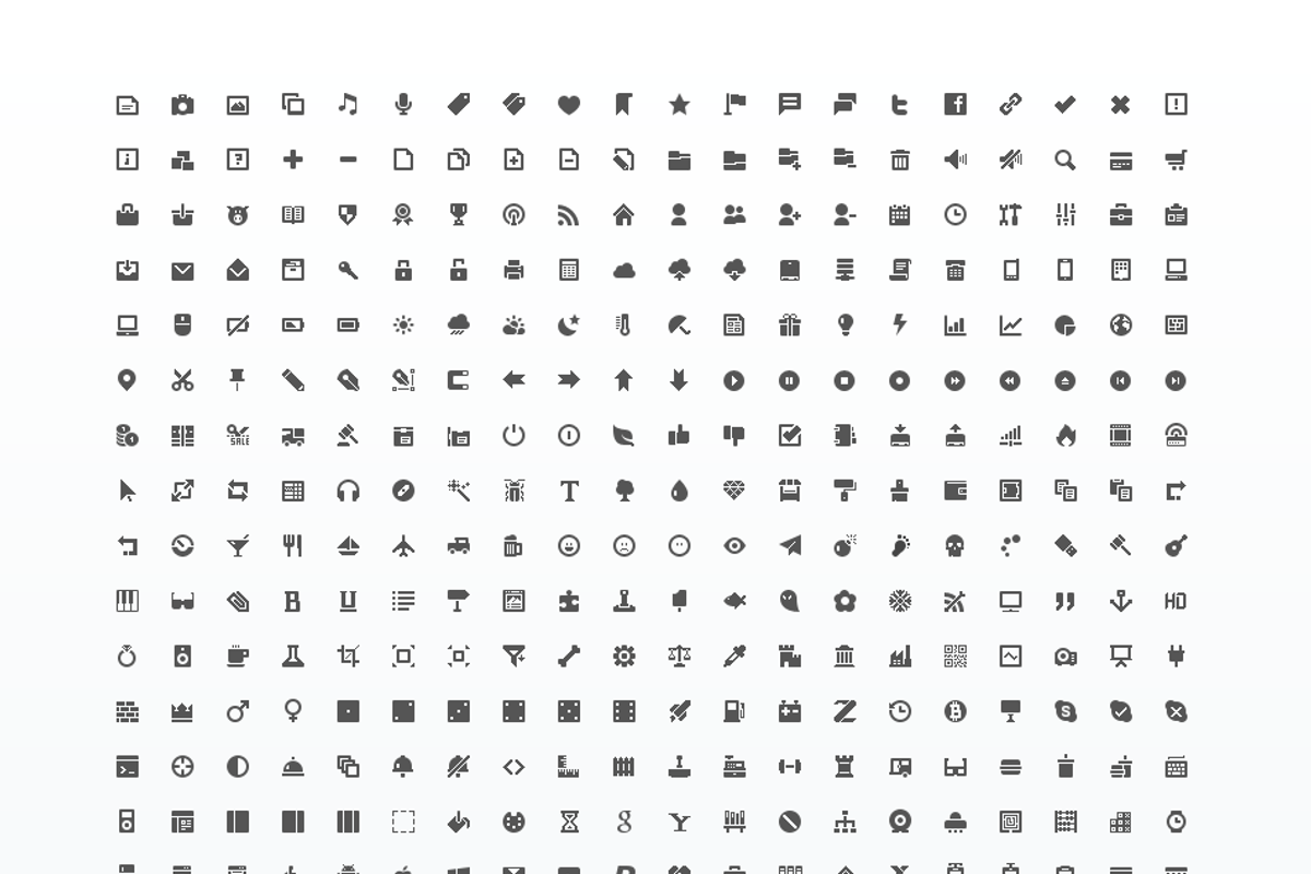 400 Minimal Vector Mini Icons, an Icon by Web Icon Set