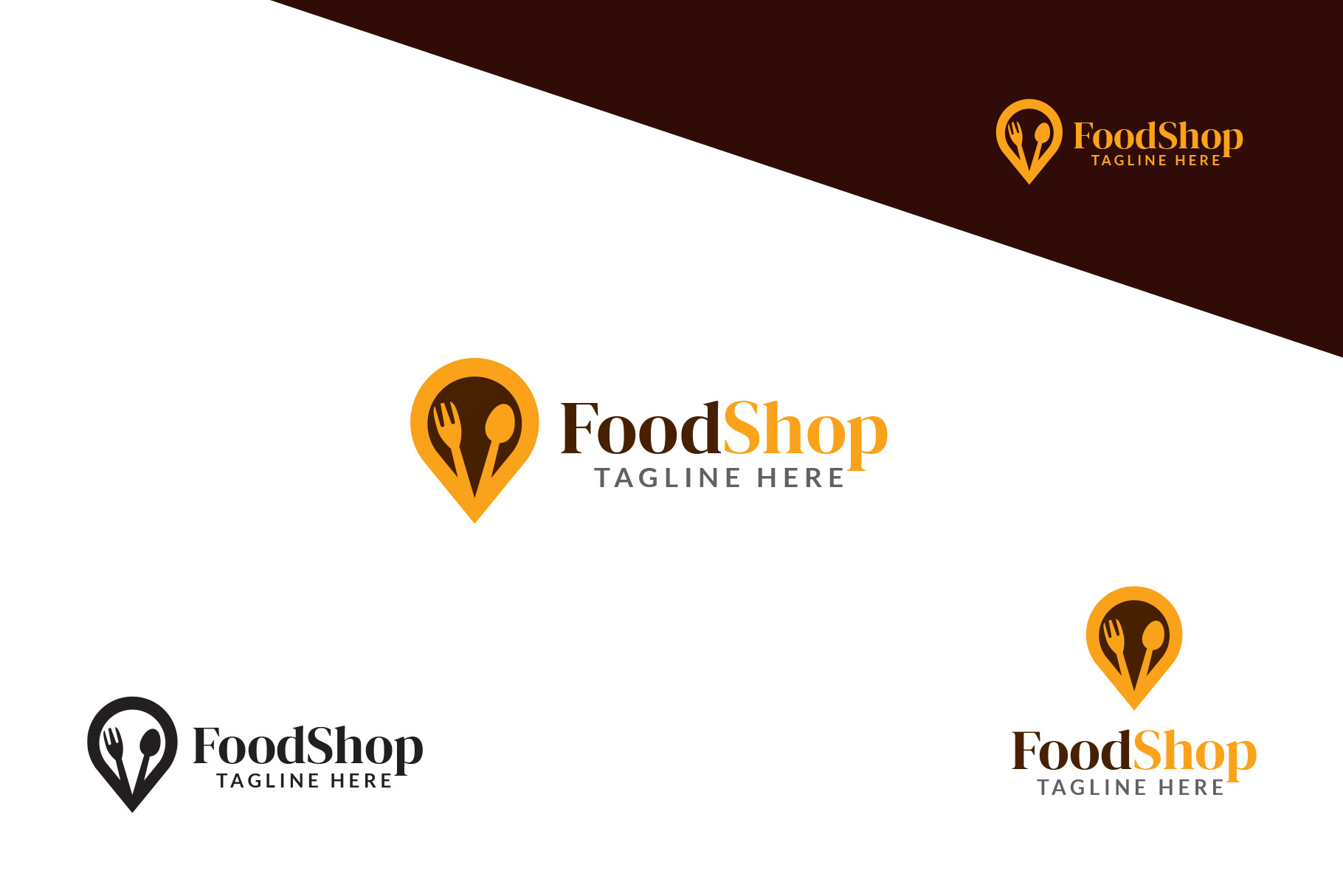 Food Shop Logo, a Branding & Logo Template by Maraz Logo