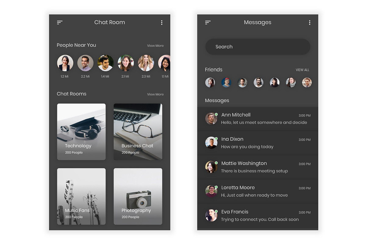 Social Media Community UI Kit, an UI Kit Template by themelove ...