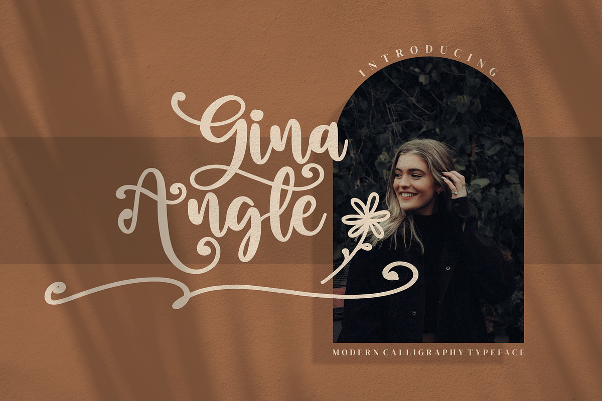 Gina Angle, a Script Font by Integritype Studio