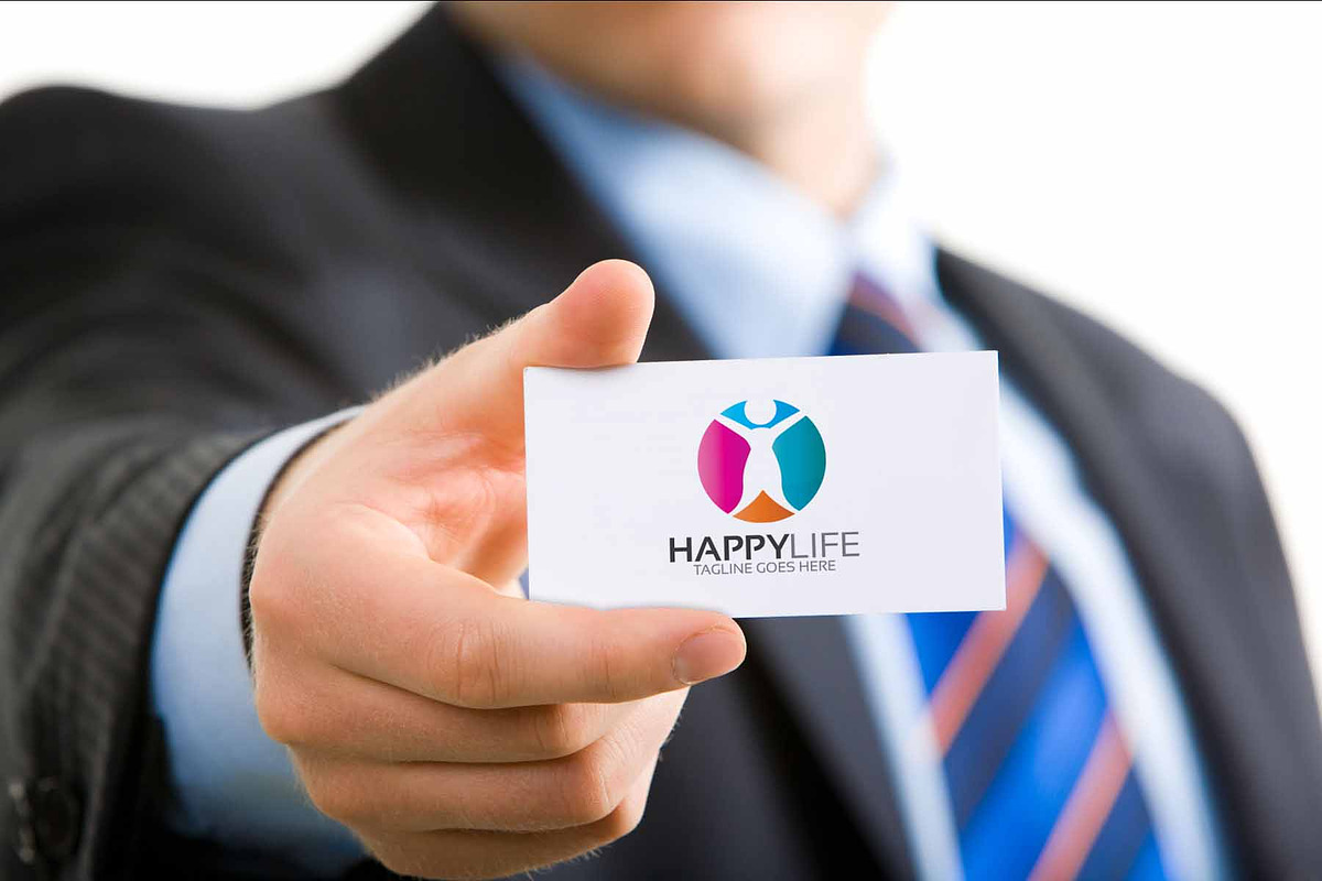 Happy Life Logo Version 2, a Branding & Logo Template by Josuf Media