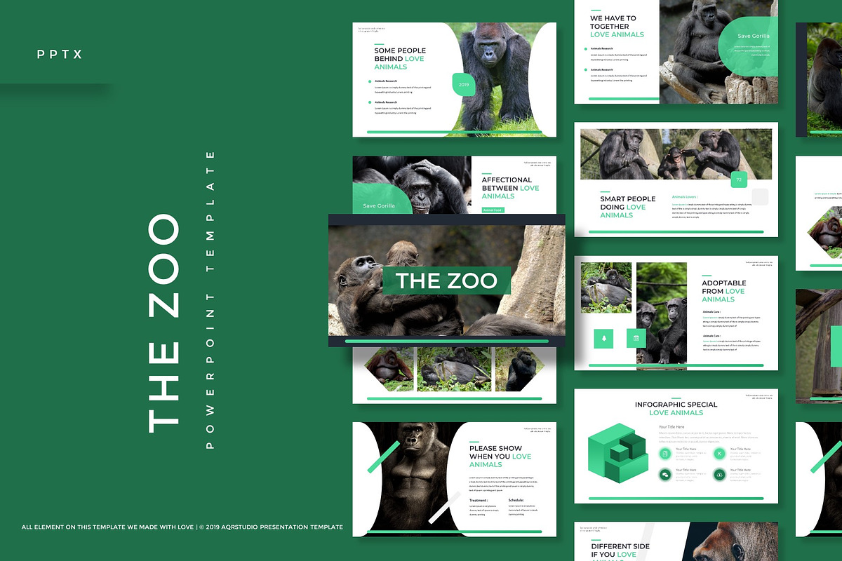 The Zoo - Powerpoint Template, a Presentation Template by AQR Studio