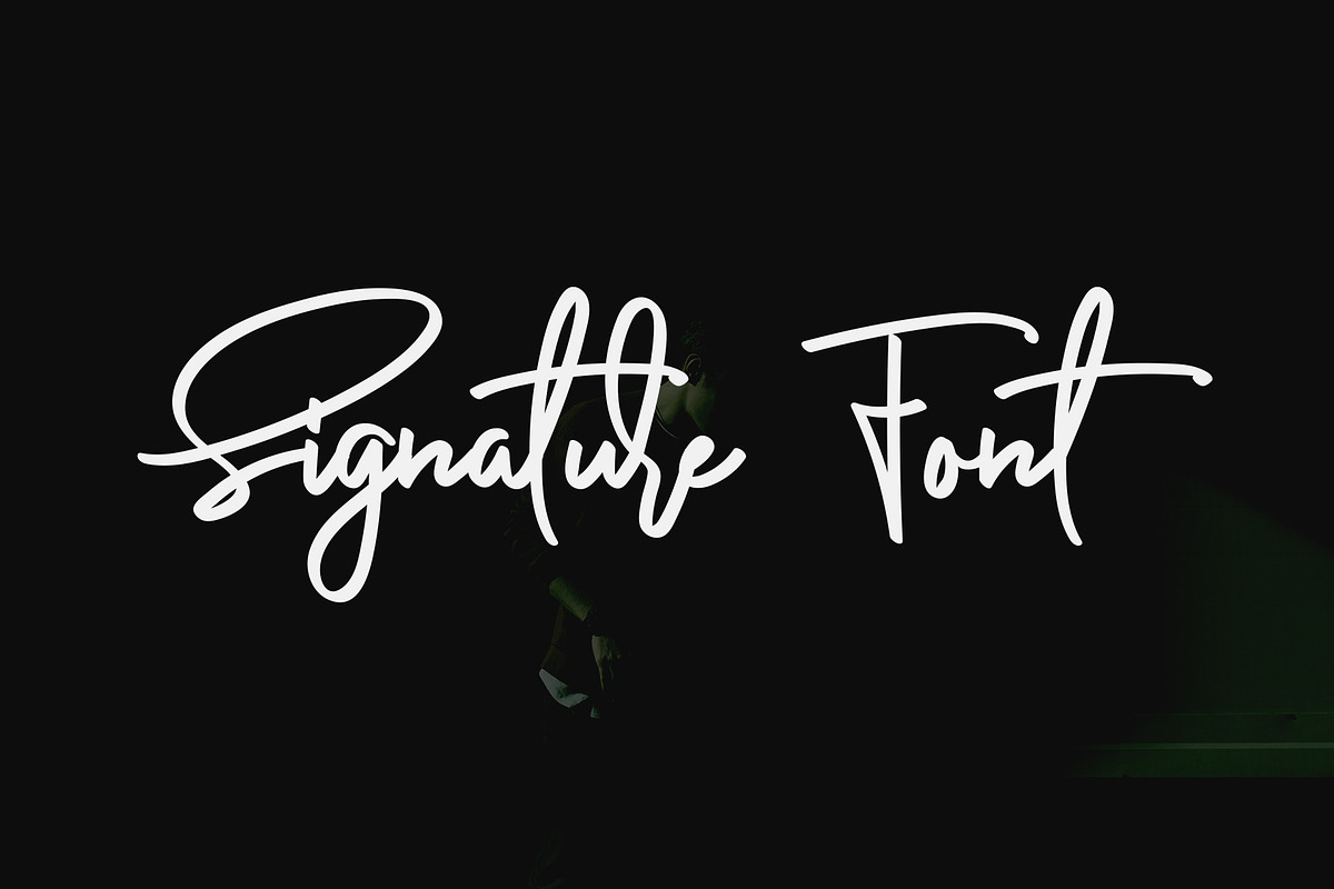 Anderfont - a Signature Font, a Script Font by alphArtype