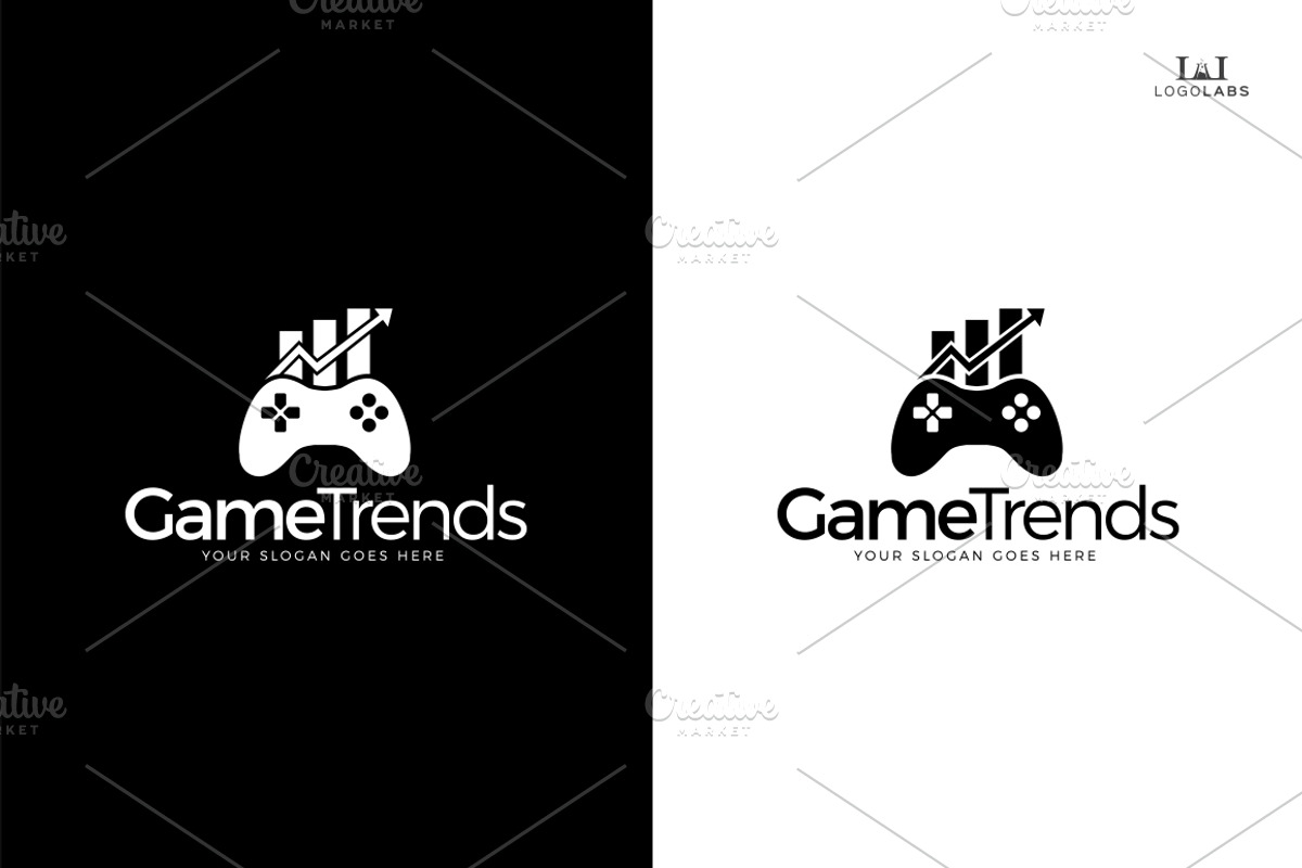 Game Trend Logo, a Branding & Logo Template by LogoLabs
