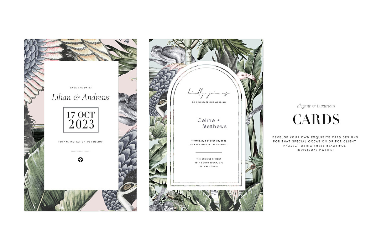 Resort Palms Print Patterns