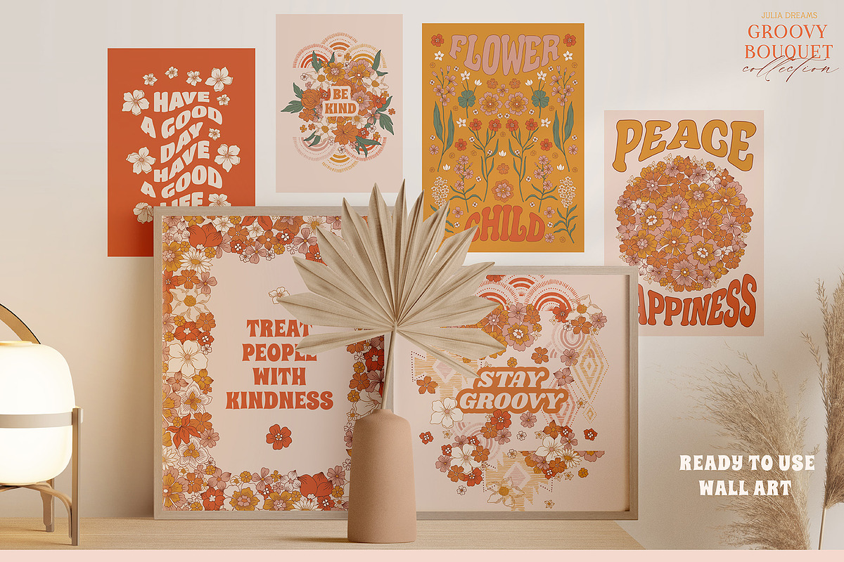 Groovy Flower Bouquet Collection