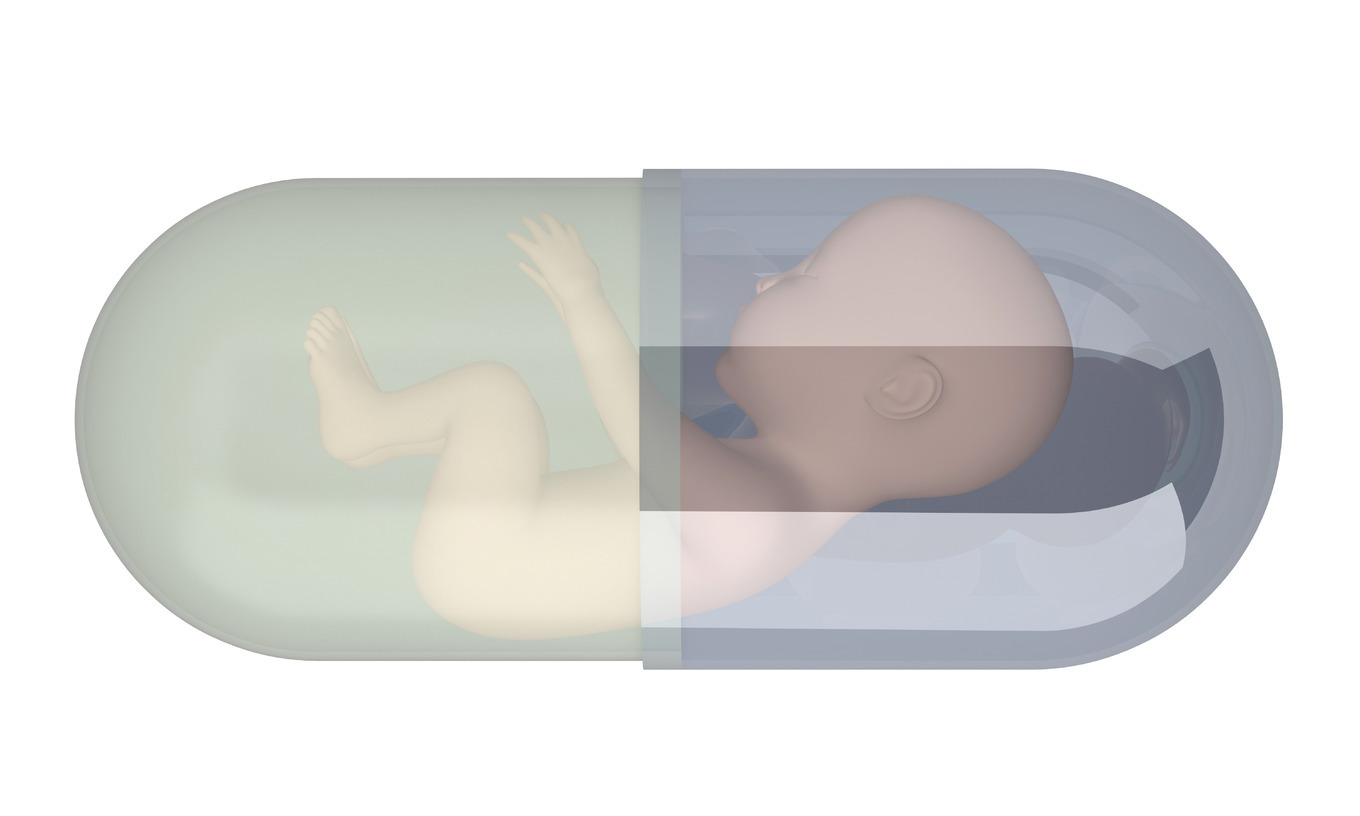 Fetus inside pill capcule featuring capsule, fetus, and baby | Health ...