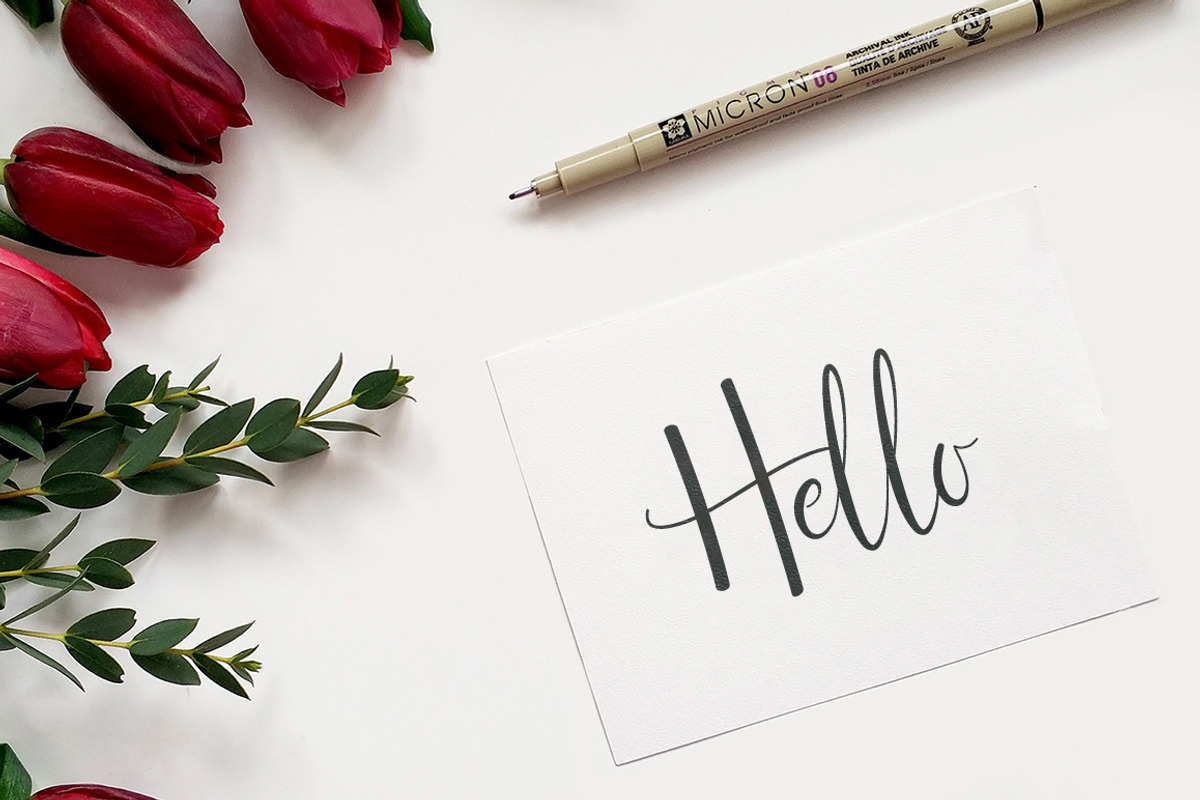 Annabelle Hand Lettering Script Font, a Script Font by Medialoot