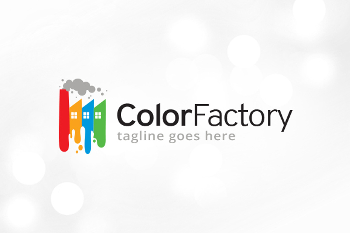 Color Factory Logo Template, a Branding & Logo Template by gunaonedesign