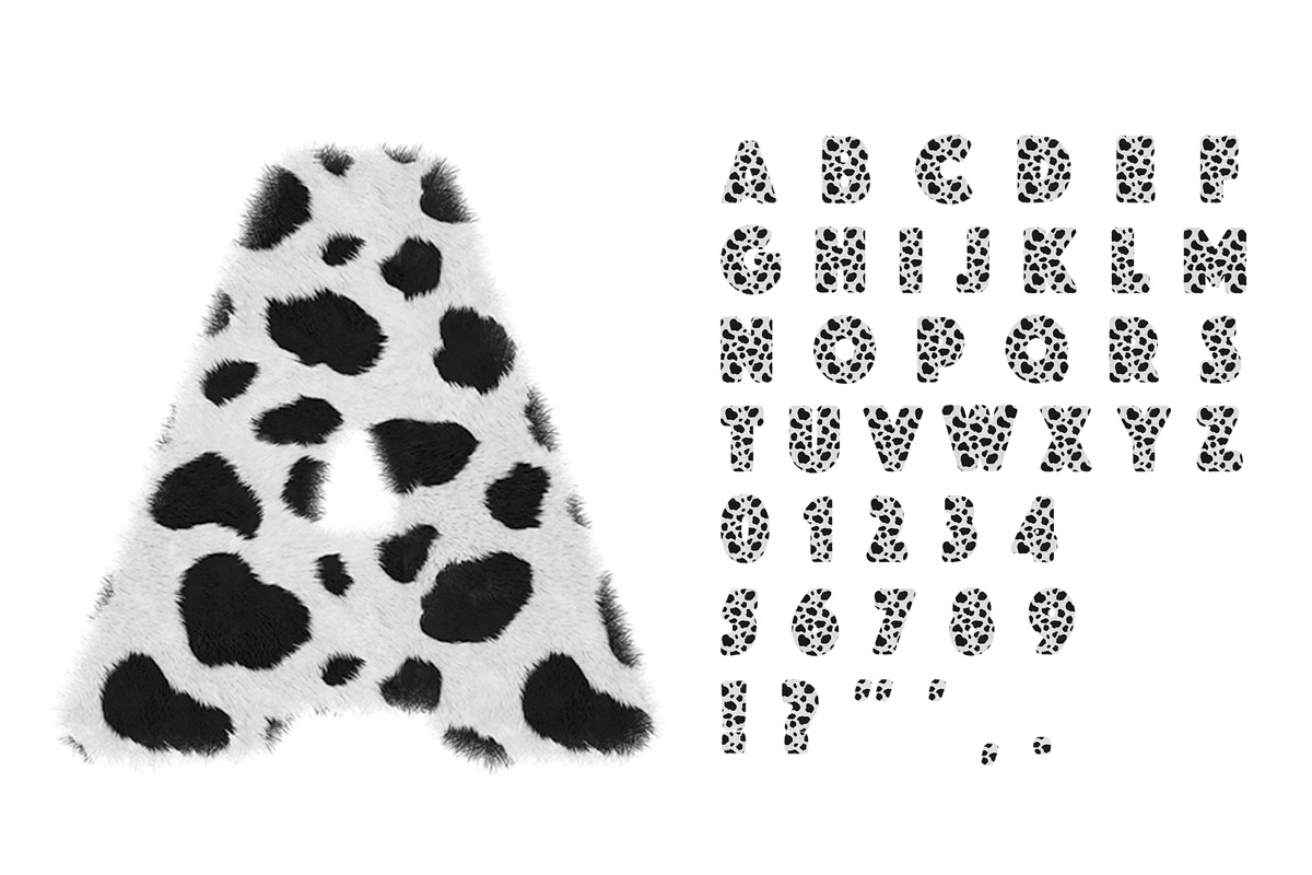 Cow Hide Bitmap Font, a Sans Serif Font by Loudoun Design Co.