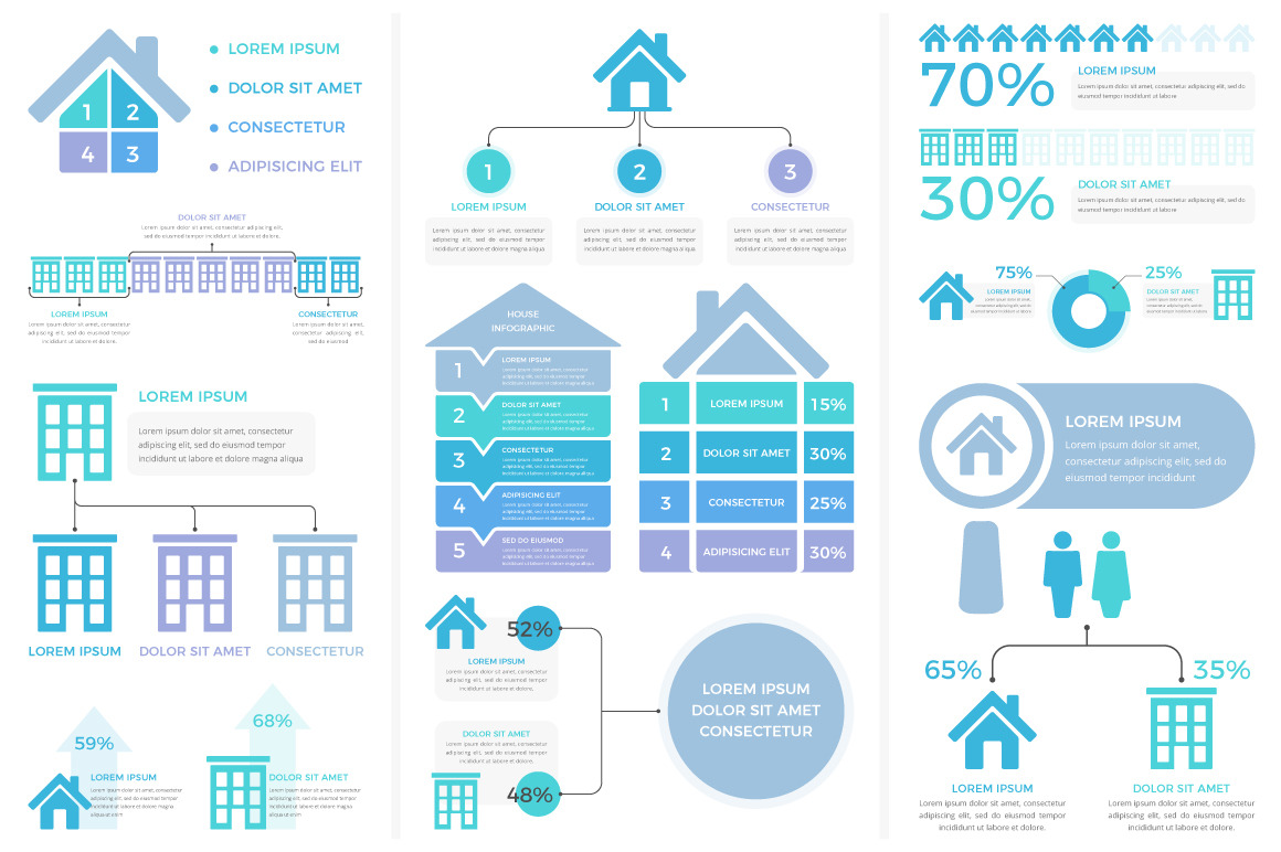 House Infographics, a Graphic by PixMarket