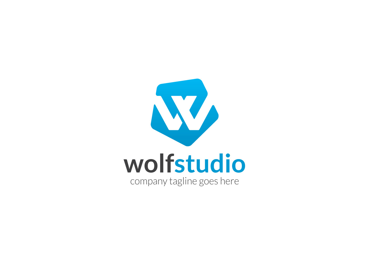 Wolf Studio W Letter Logo, a Branding & Logo Template by XpertgraphicD ...