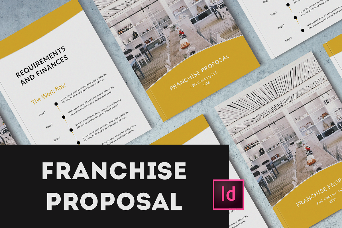 Franchise Business Proposal, a Stationery Template by The Pink Ink
