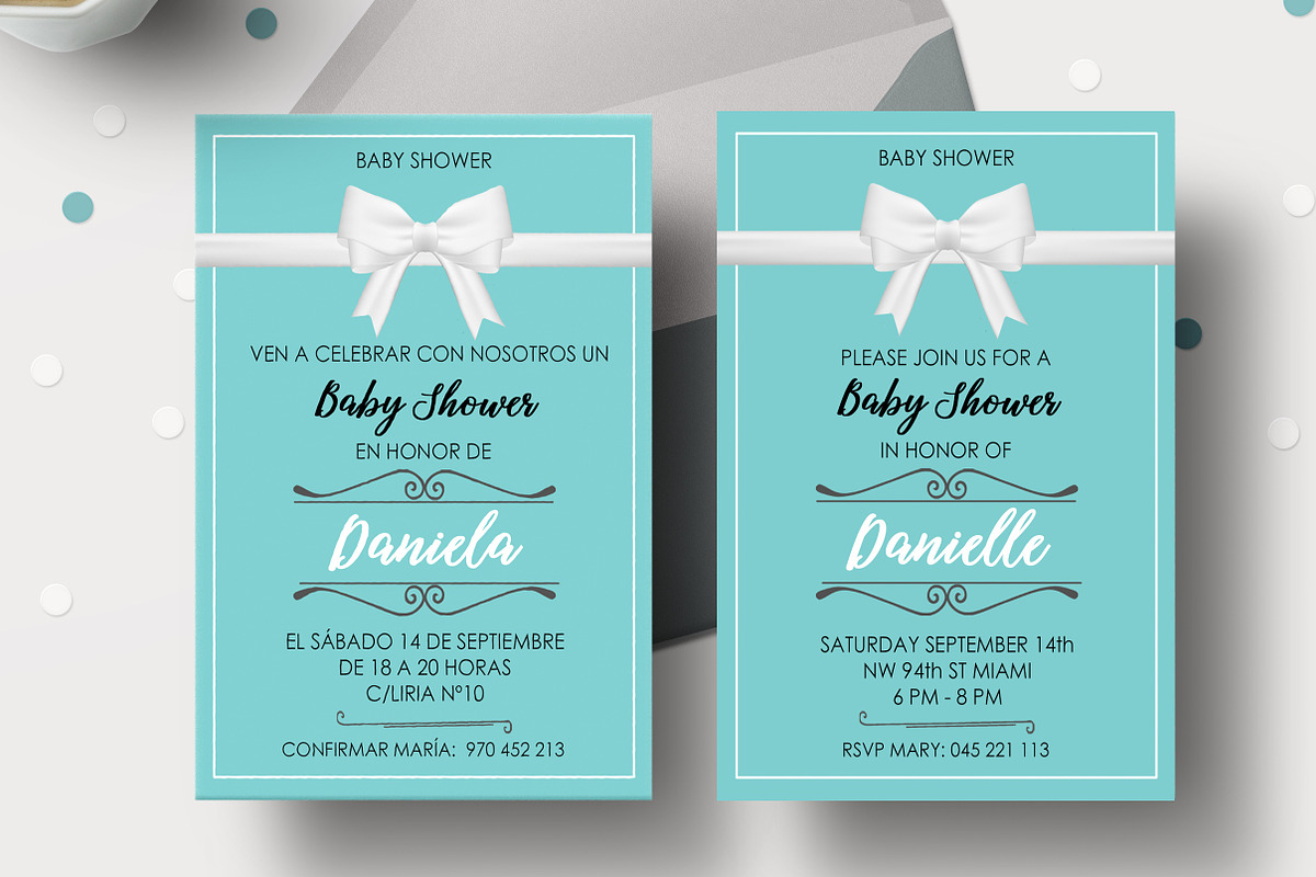 Tiffany Invitation, an Invitation Template by mpcprintables