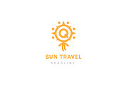 Sun travel logo template., a Branding & Logo Template by Anton Akhmatov
