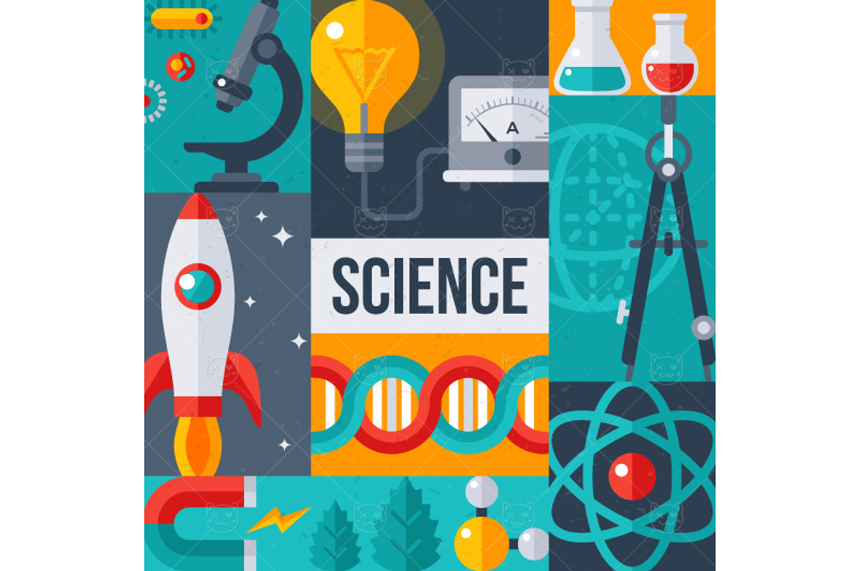 Science Poster, an Education Illustration by kotoffei