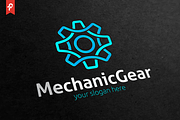 Mechanic Gear Logo, a Branding & Logo Template by ft.studio