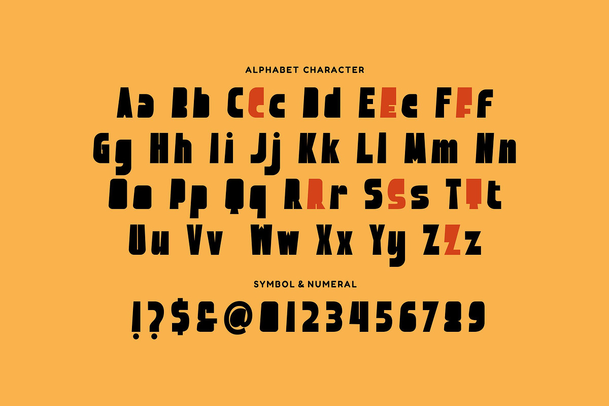 Bold Orange - Bold Playful Typeface, a Sans Serif Font by Imoodev