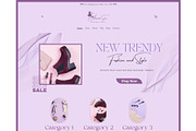 Pastel Lilac Gradient Shopify Theme, a Templates & Theme by DaisyStudio
