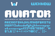 aviator font
