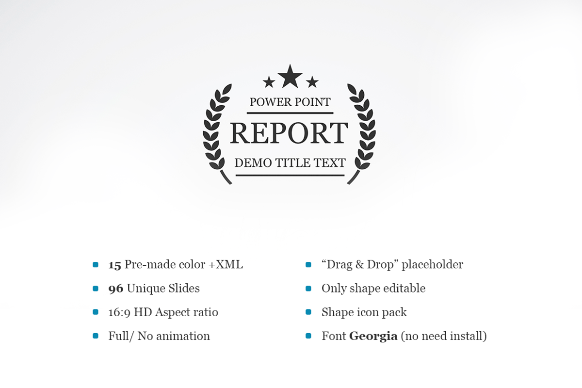 Report PowerPoint Template, a Presentation Template by HiSlide.io