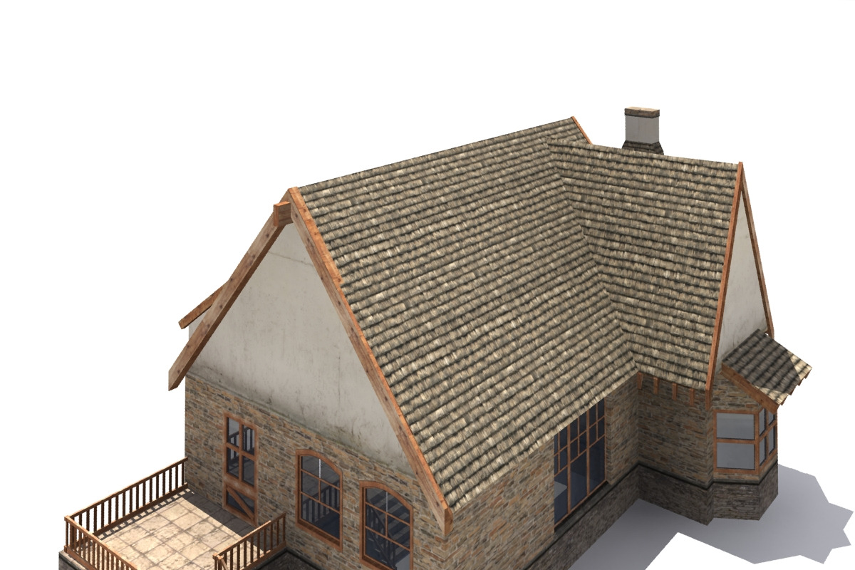 Low Poly House, an Architecture 3D Model by Daniel Mikulik