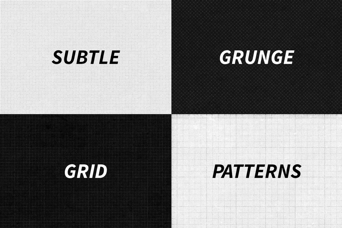 Subtle Grunge Grid Patterns, a Pattern Graphic by Medialoot