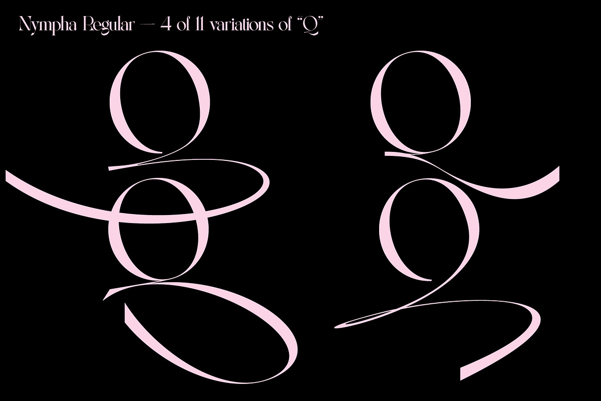 Nympha Luxurious Font