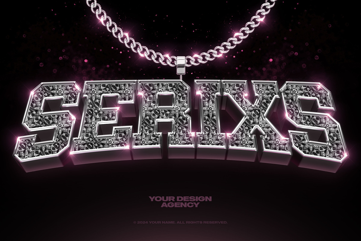 Bling Bling Text Effects Vol.2, a Layer Style Add-On by Hyperpix ...