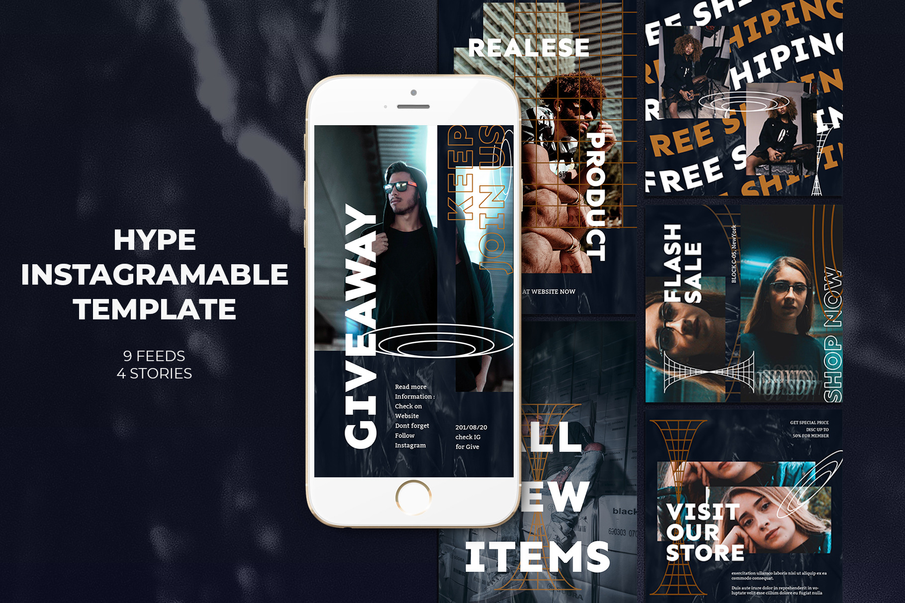 Hype Instagramable Templates, a Social Media Template by Azruca