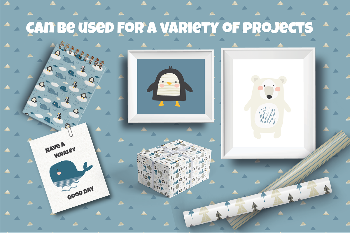 Arctic fun pack, an Animal Illustration by Poppymoondesign