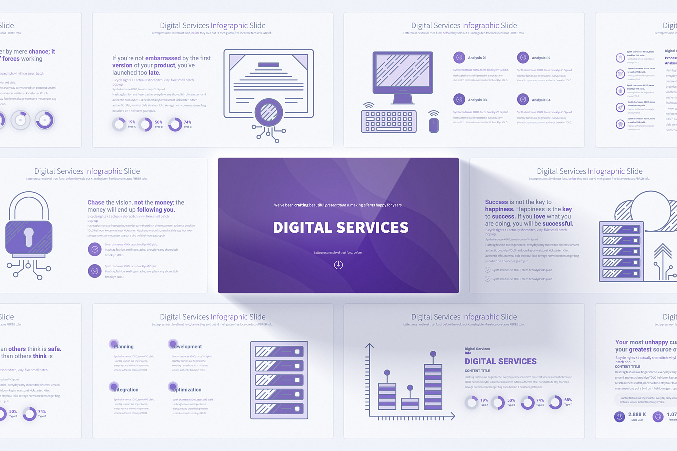 Digital Services PowerPoint Template, a Presentation Template by Pulsecolor
