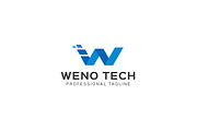 Weno Tech Logo Template | Branding & Logo Templates ~ Creative Market