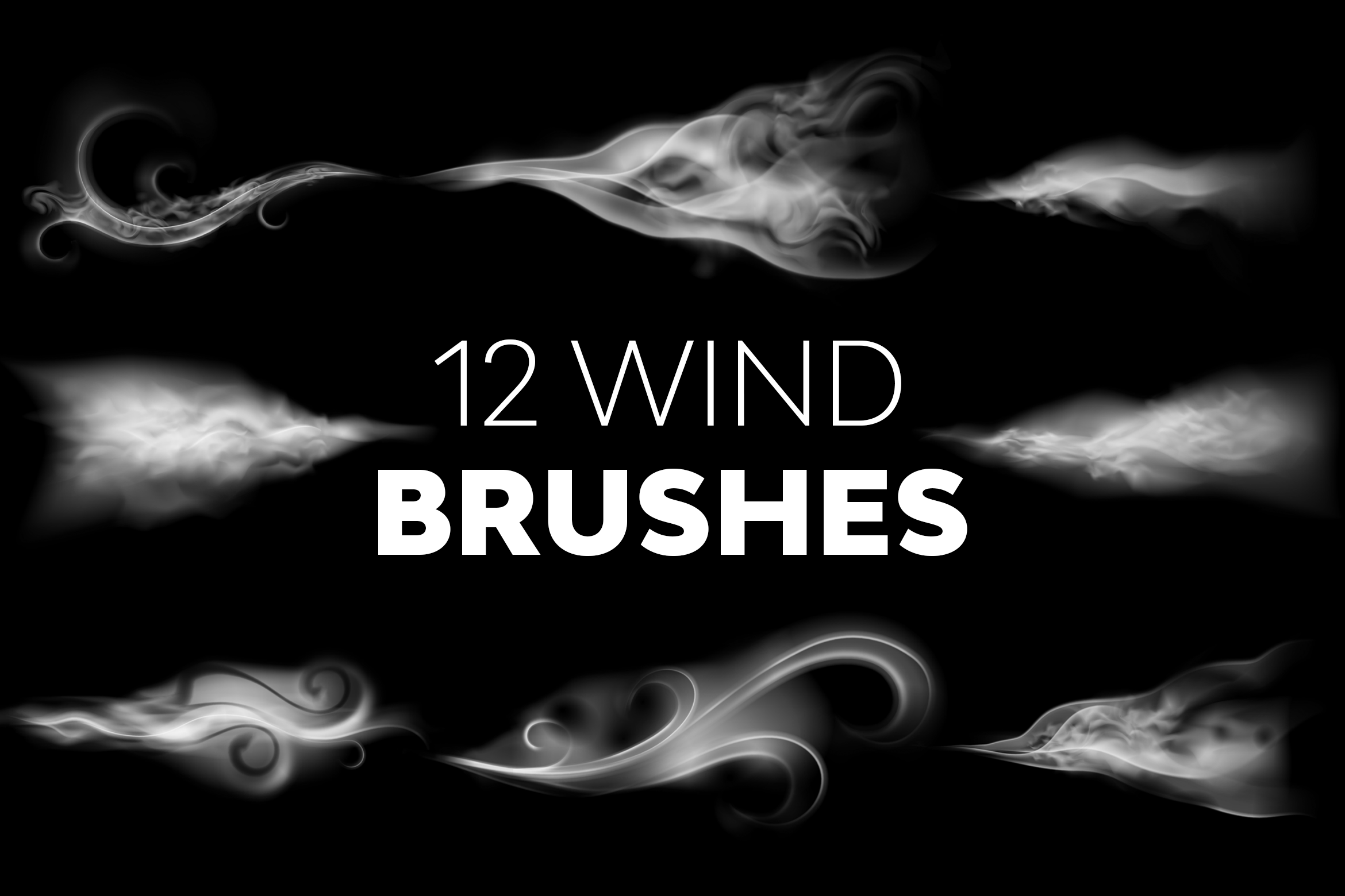 Wind Brushes, a Brush Add-On by UnicDesign