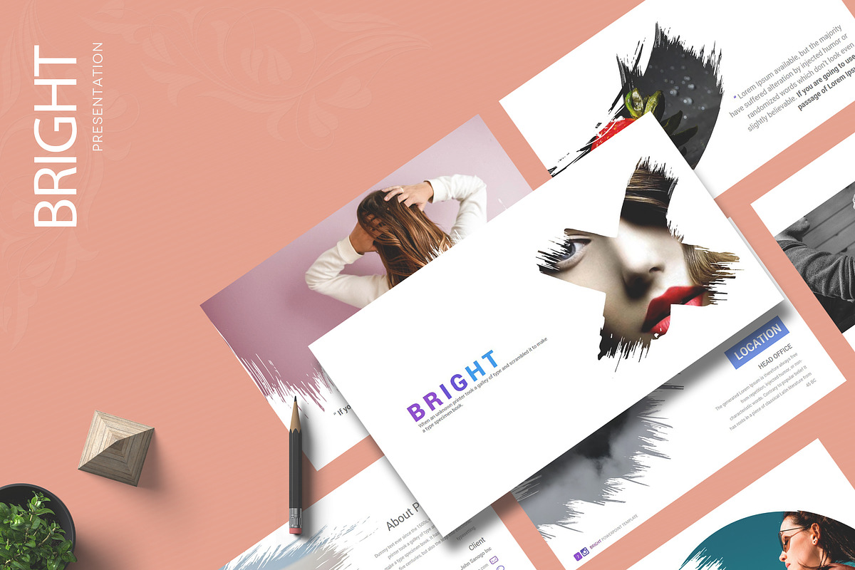 Bright Powerpoint Template, a Presentation Template by Dedijuniadi