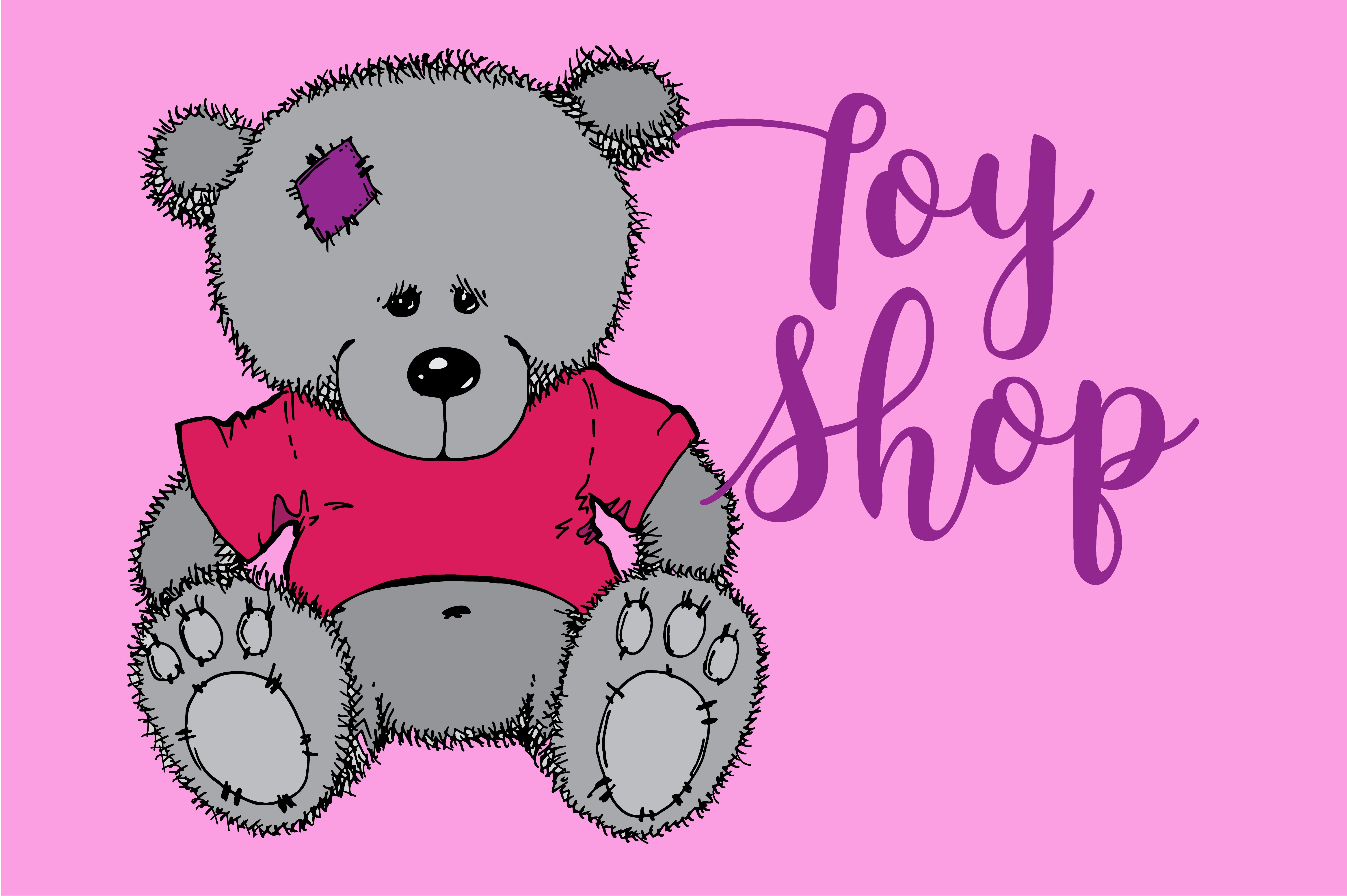 Teddy bear. Toy shop. Vector, an Animal Illustration by alex.hliv