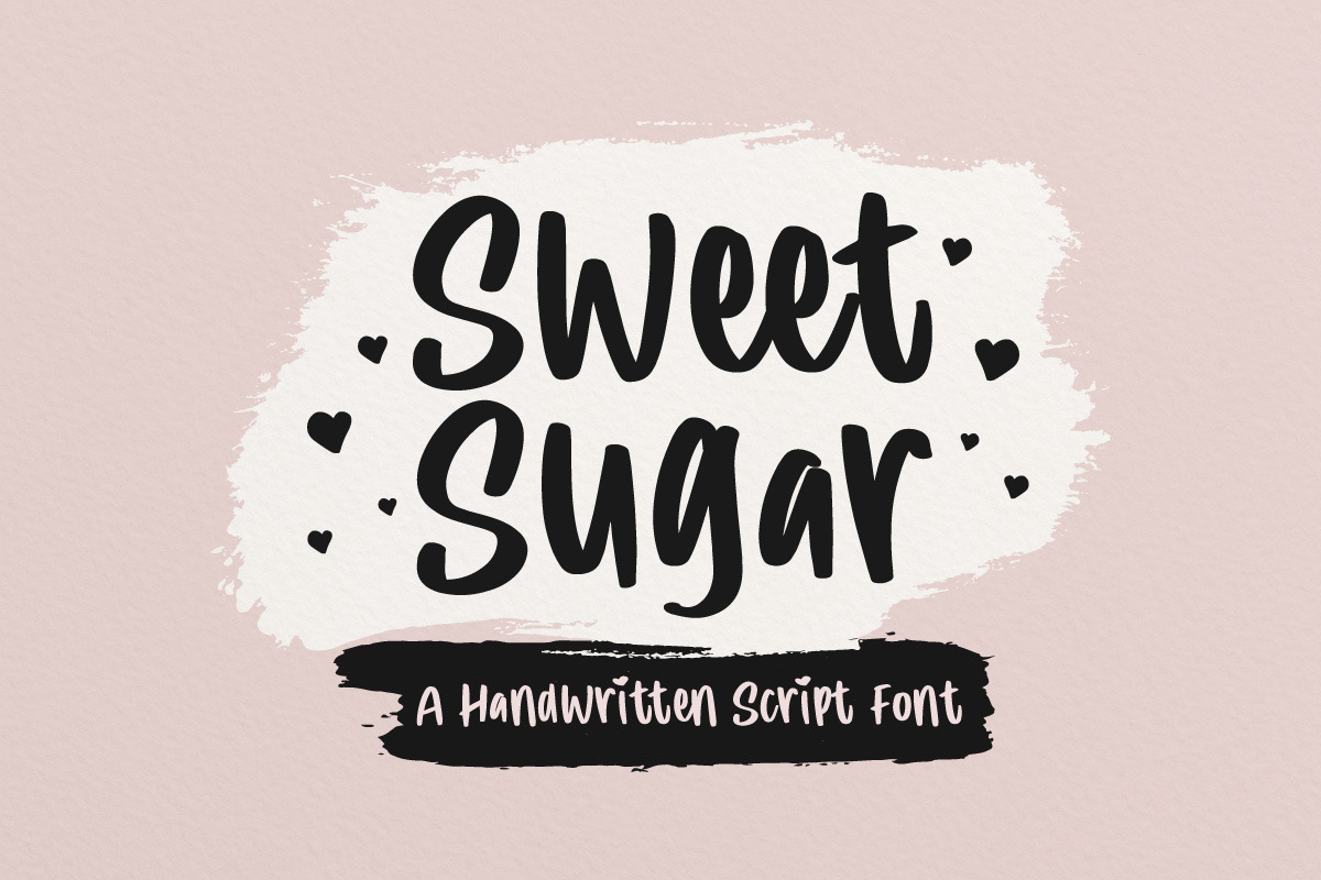 Sweet Sugar - Cute Font, a Font by Dirtytemp Studio