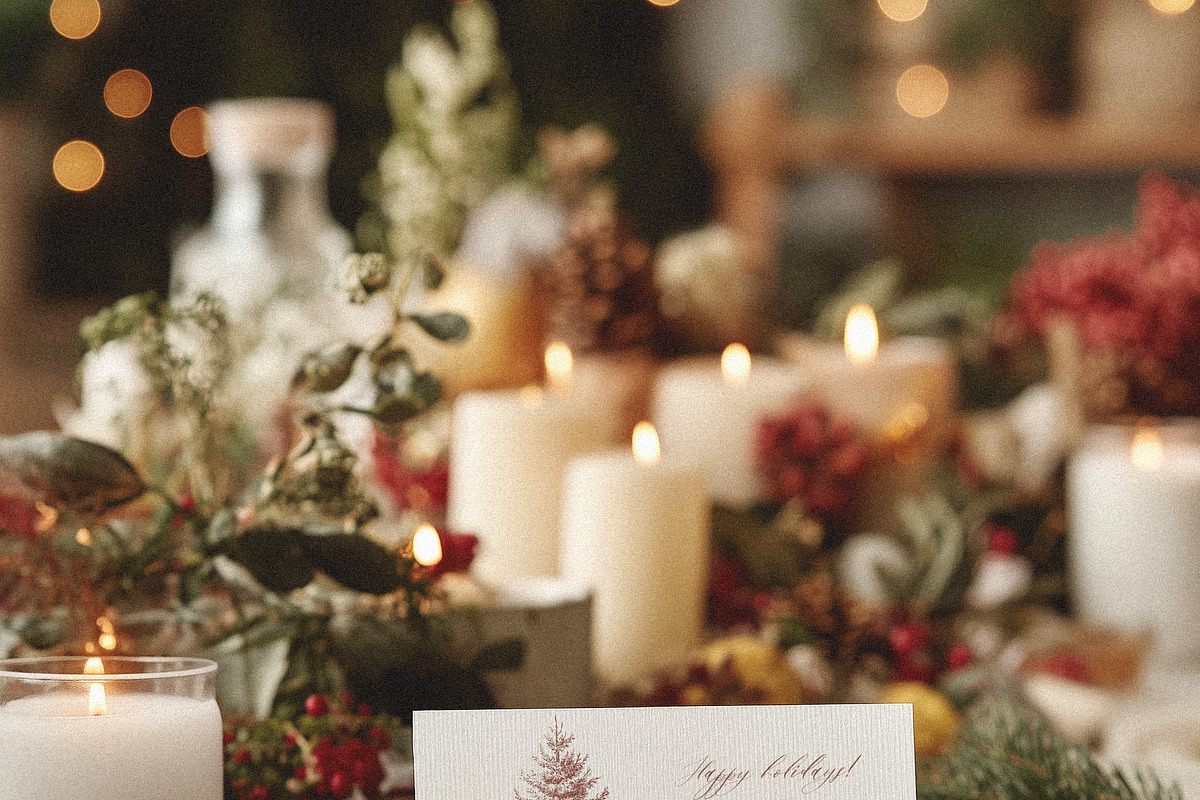 Merry Christmas! Vintage winter set, a Decorative Illustration by ...