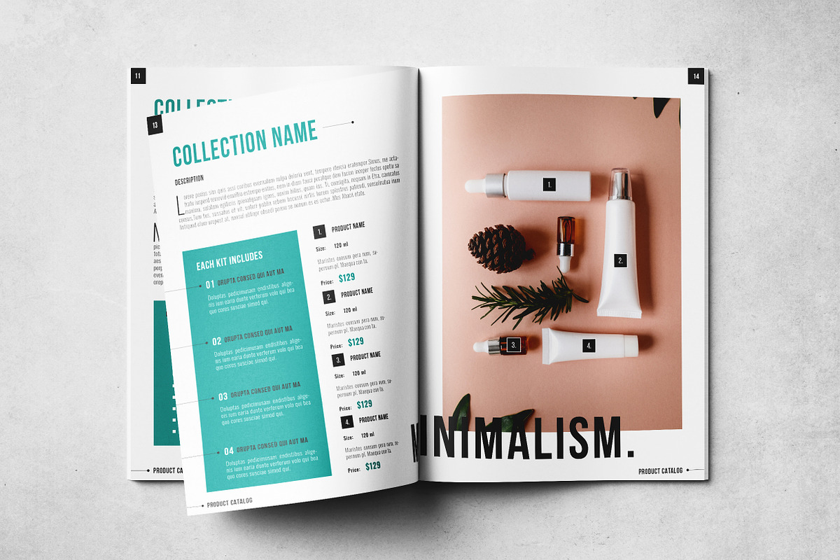 Product Catalog Layout, a Brochure Template by Grkic Creative