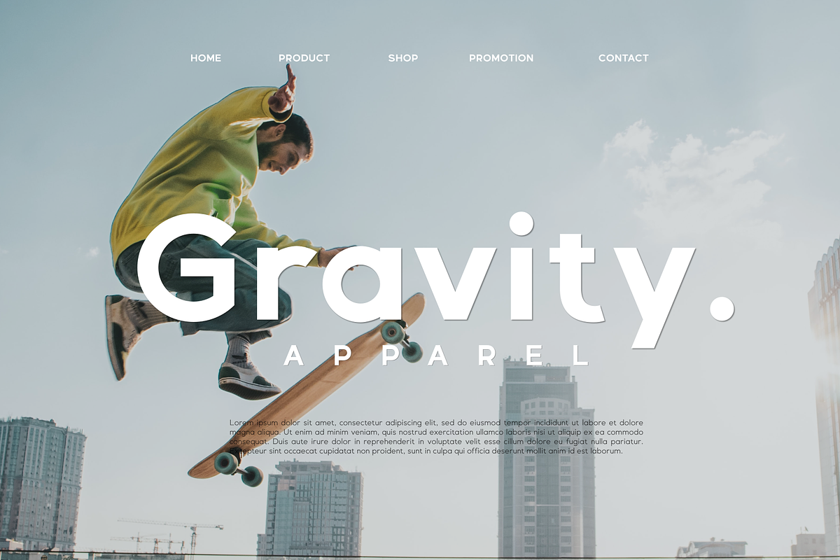 Gexo Sans - elegant font, a Sans Serif Font by Java pep