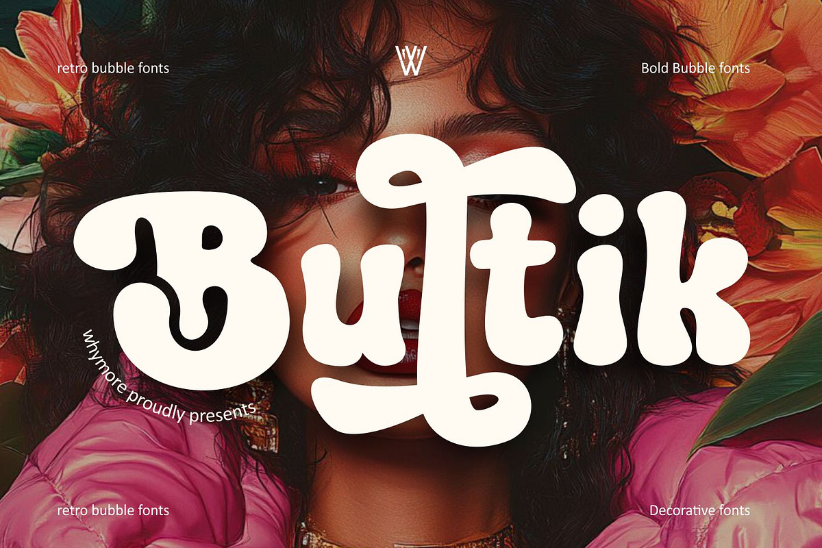 Bultik Retro Bubble Font for Groovy