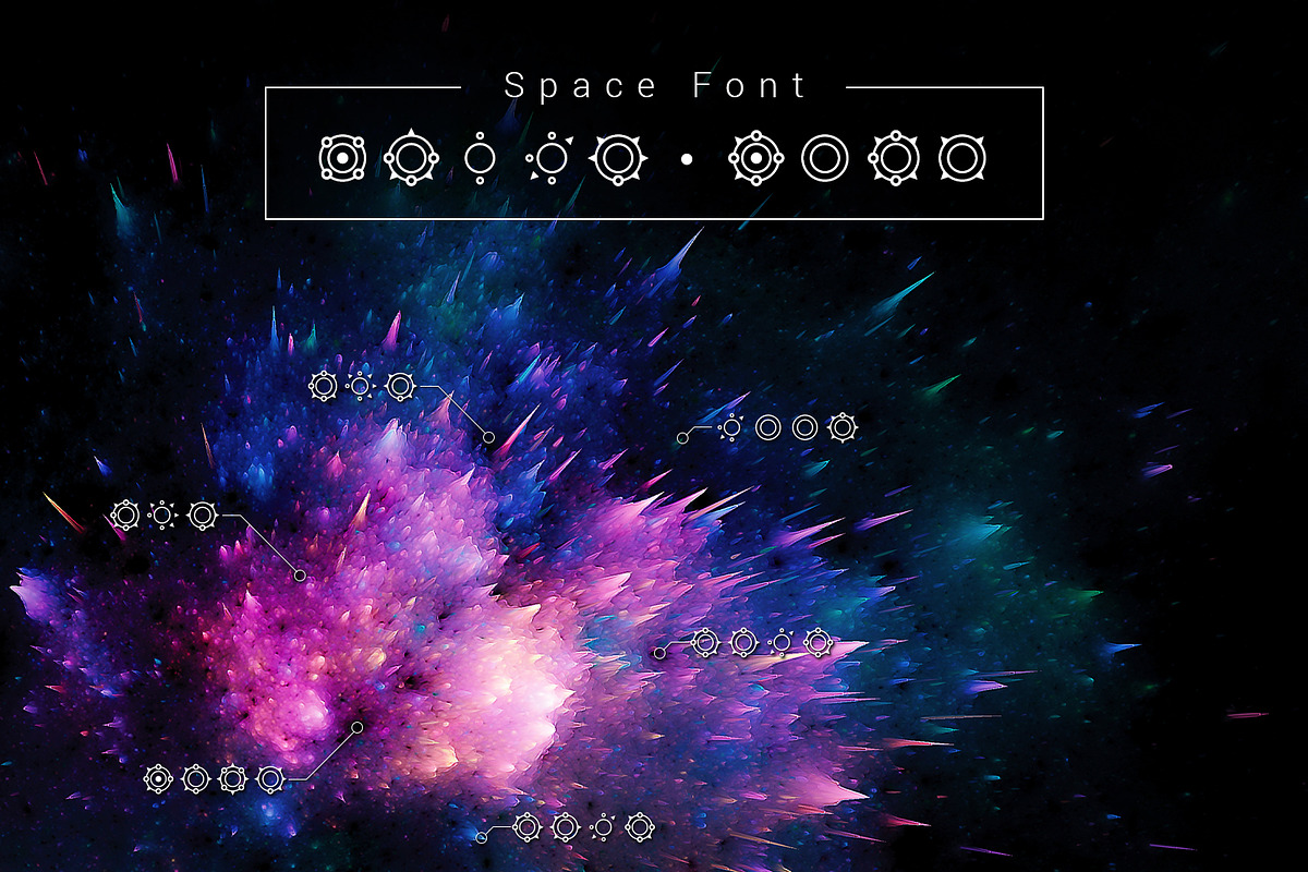 Alien Space Language, a Font by EMP Design