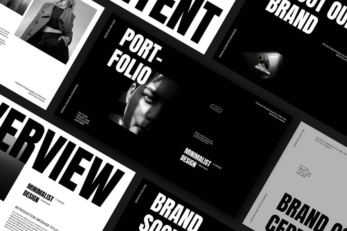 Creative Portfolio Presentation, a Presentation Template by DesignCrest