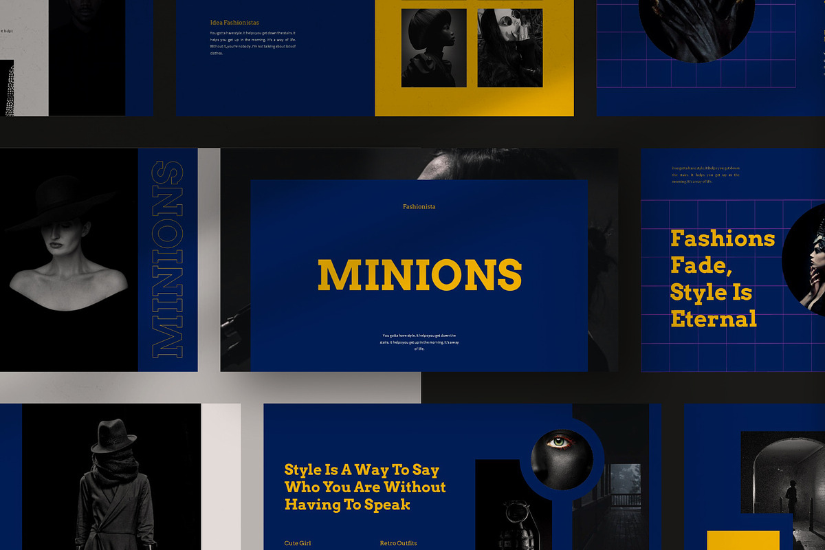 Minion Powerpoint Template, a Presentation Template by Yo Slide