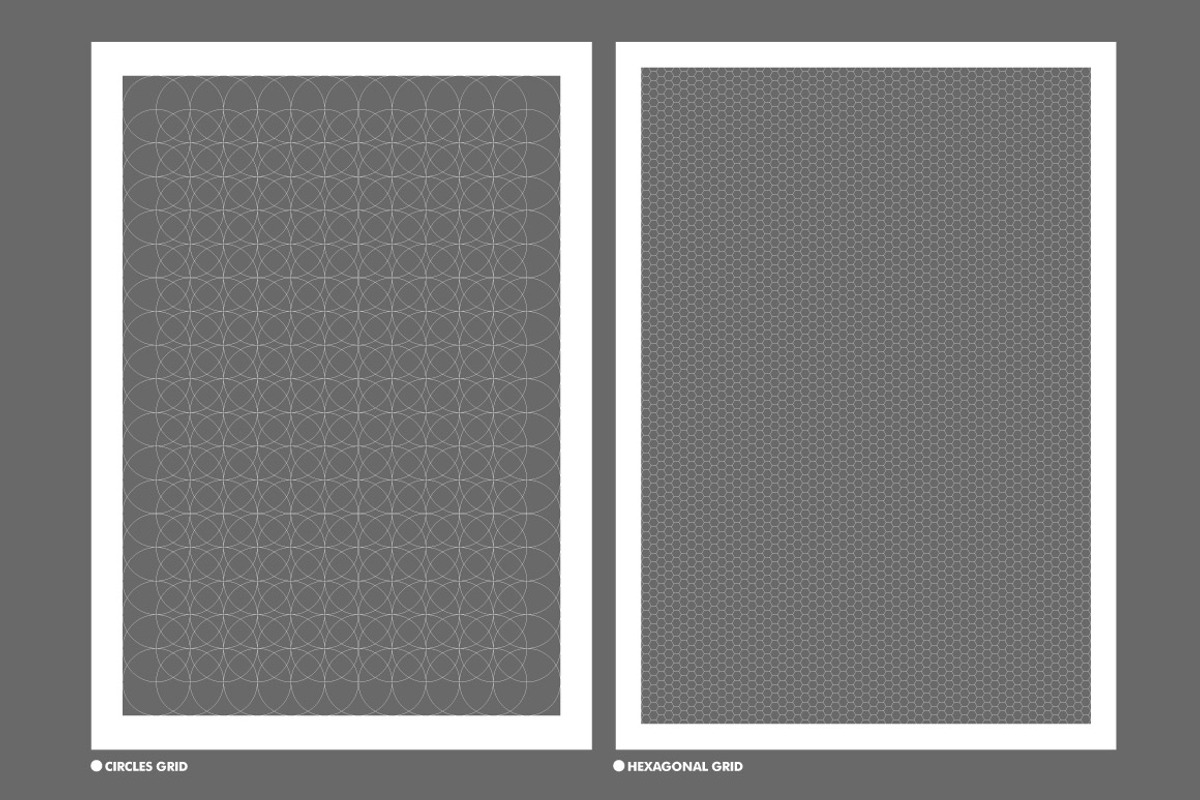 Grid Overlay Masks - Vector & Bitmap, an Object Graphic by Offset ...