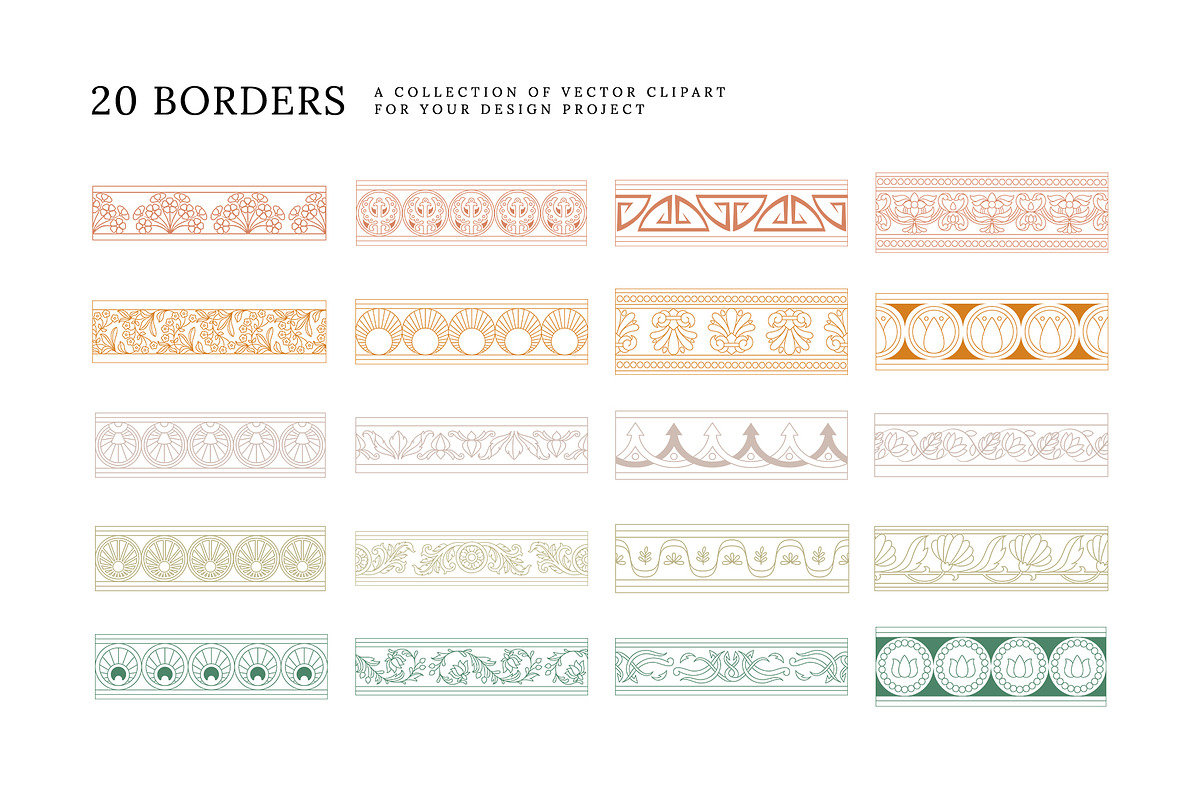 Art Nouveau Collection, an Object Graphic by DesignerCandies