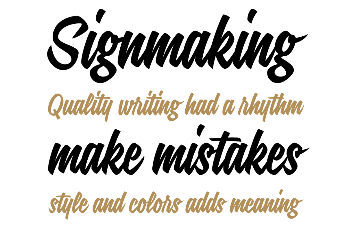 Signalist, a Script Font by Mika Melvas